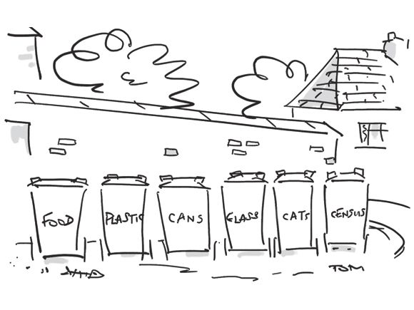 Cartoon: Bins