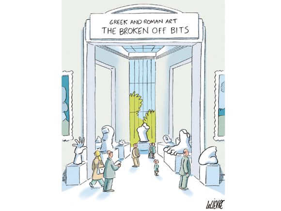 Cartoon: The broken off bits