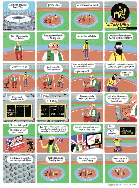 Stephen Collins’s cartoon: A new Olympic event