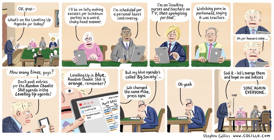 Stephen Collins's cartoon: The Levelling Up Agenda