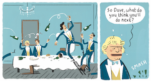 Stephen Collins's cartoon: David Cameron writes a memoir