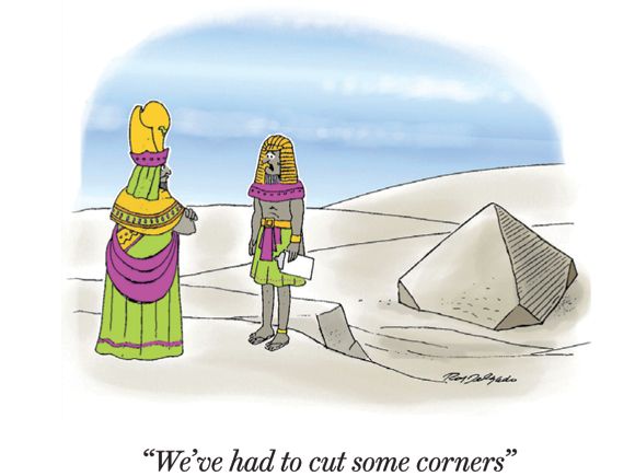 Cartoon: Pyramid scheme